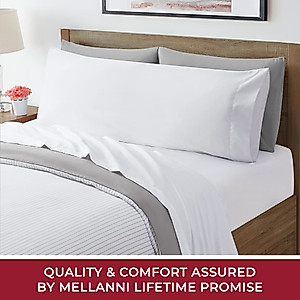 Mellanni Bed Pillows - Cooling Pillows for Sleeping - Perfect Pillows for Side Sleepers, Back Sleepers, & Stomach Sleepers - Firm & Plush Pillows for Bed (Body 20" x 54")