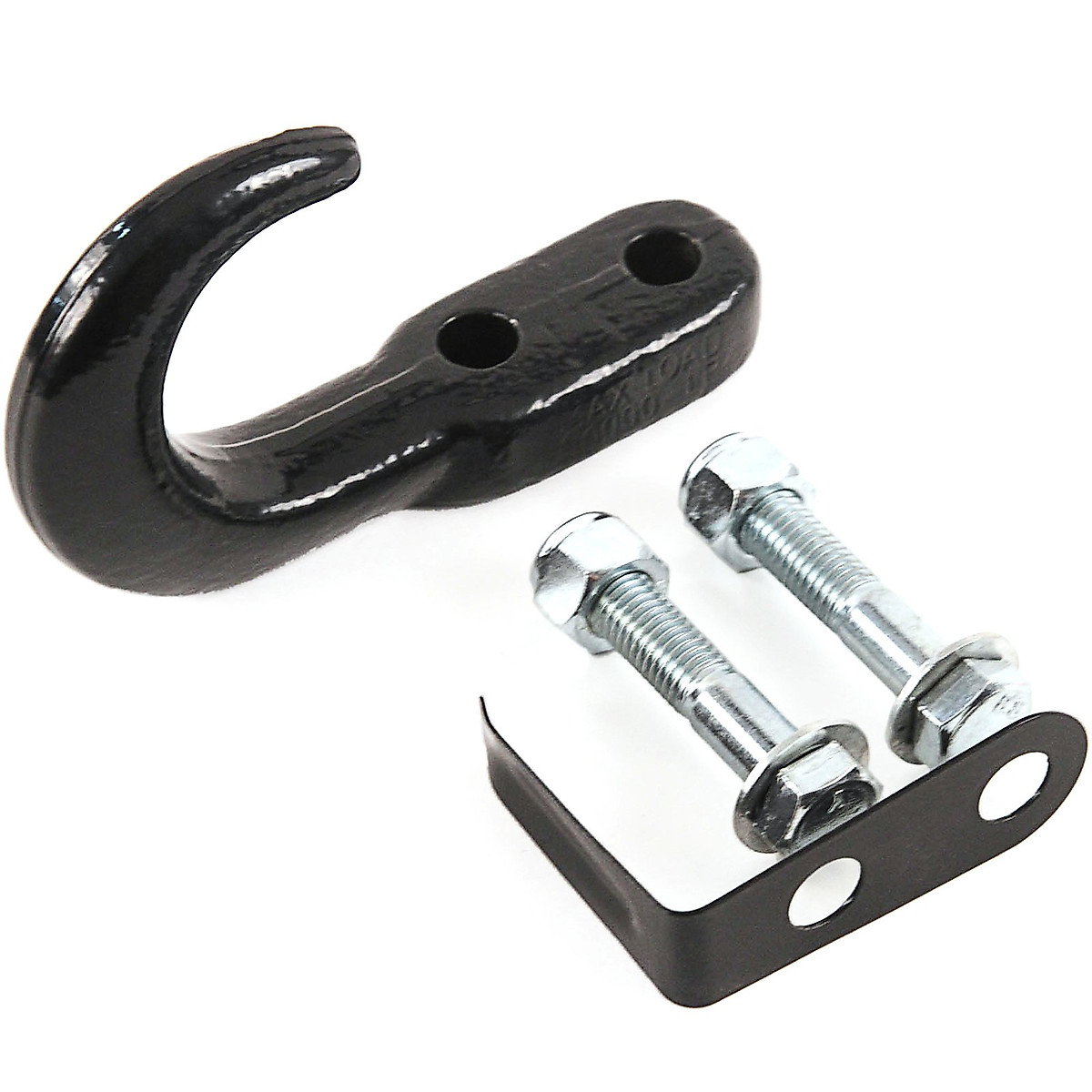 Red Hound Auto 4 Universal Recovery Tow Hooks for Compatible with Ford Dodge Chevrolet GMC Toyota Pickup Truck