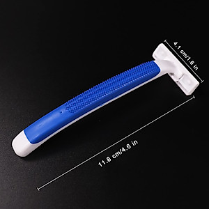 Disposable Razors in Bulk,razors individually wrapped bulk,Twin Blade Razors with Clear Safety Cap and Shaving Cream, Razors For Homeless, Hotel,Air Bnb,Shelter/Homeless/Travel (30PCS)