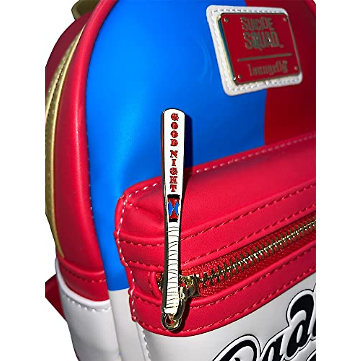 Loungefly Suicide Squad Harley Quinn Cosplay Womens Double Strap Shoulder Bag Purse