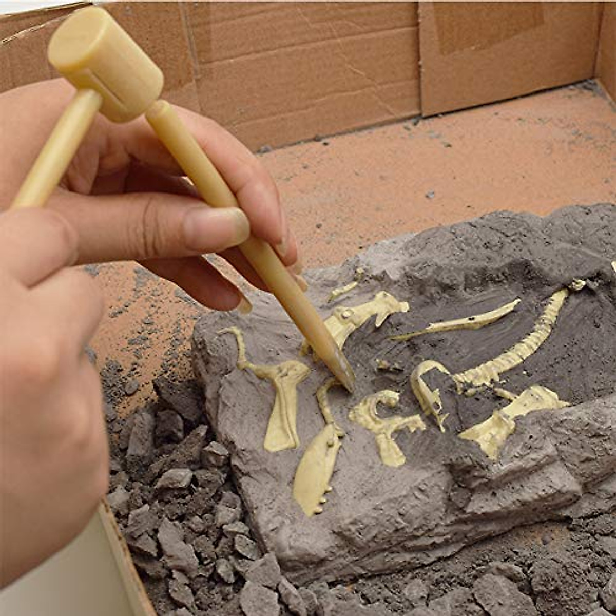 Dinosaur Fossils Dig Kit for Kids，Dig Up Dinosaurs Skeleton Set, Archaeology for Kids Educational Toys,Dinosaur Toys for Kids 8-12，Kids Gifts，Science Kits