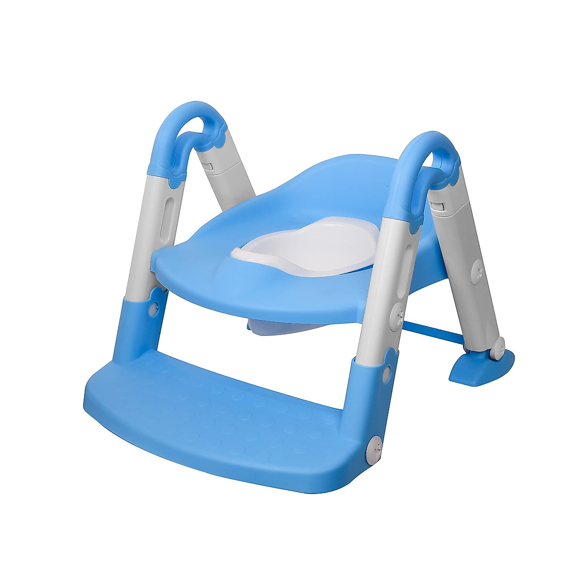COLOR TREE Potty Training Seat with Anti-Slip Step Ladder, Toddler Toilet Seat Potty Training Toilet for Kids, Toddler Potty Seat for Toilet, Baby Toilet Potty Chair for Boys Girls,Blue