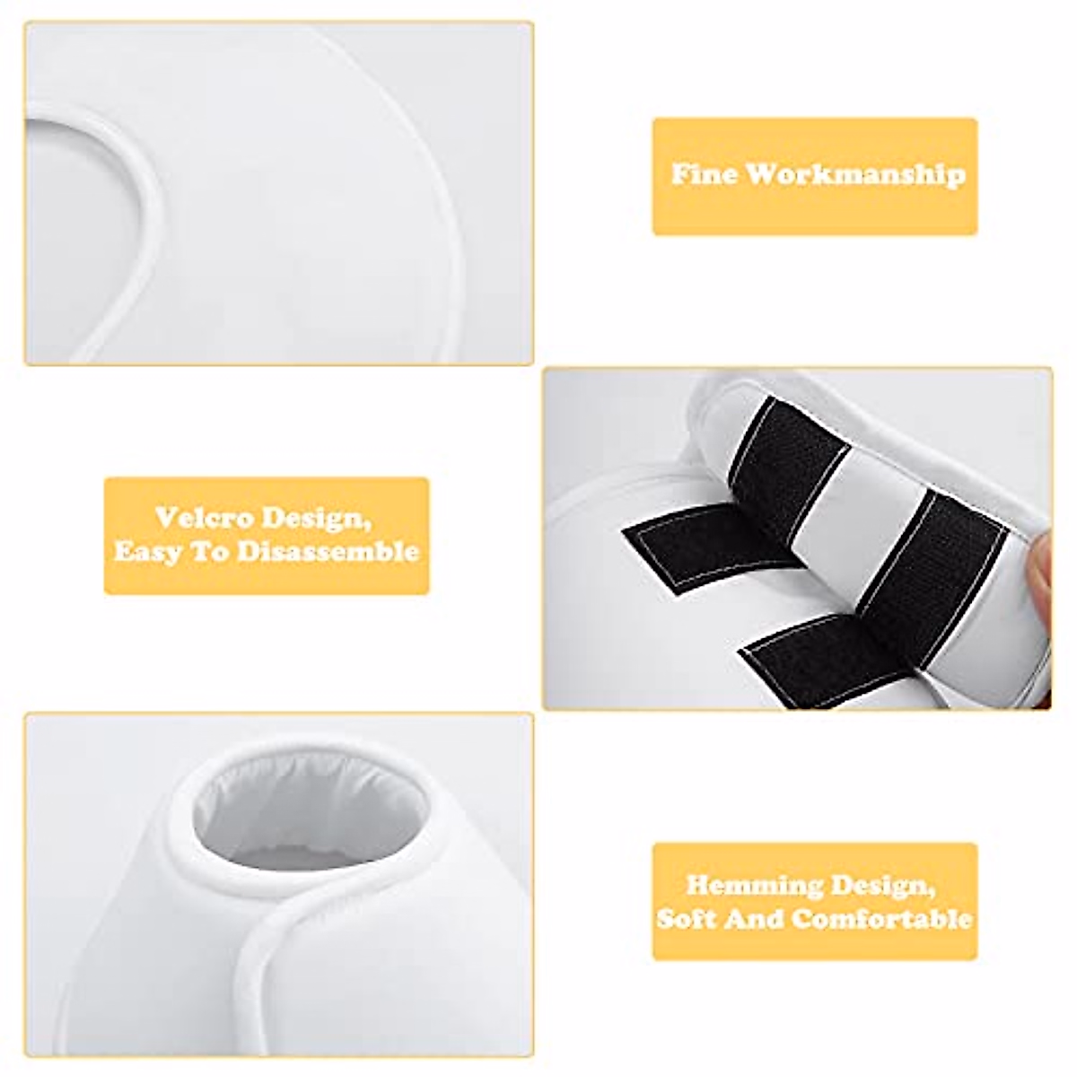 Life is Golden (Golden Retriever) Comfortable Dog Cone Cat Collar Adjustable Prevent from Licking Wounds XL