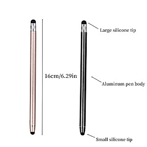 Stylus Pen for Touch Screens, 6-Pack Stylus Pens High Sensitivity & Precision Capacitive Stylus for iPhone/iPad Pro/Tablets/Samsung/Galaxy/PC