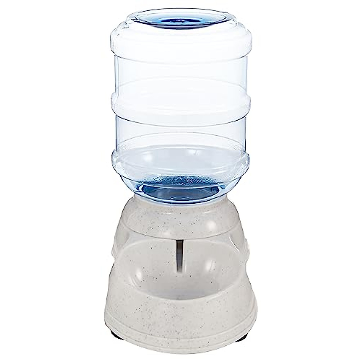 Amazon Basics Gravity Pet Waterer for Dogs and Cats, Small, 1 Gallon Capacity, Gray