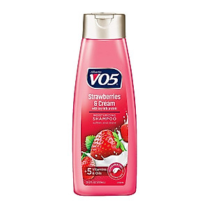 Moisture Milks Shampoo, 12.5 Oz, Strawberries by Vo5 (Pack of 2)
