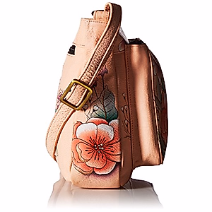 Anna by Anuschka Zip-Top Multi-Compartment Organizer, Vintage Garden