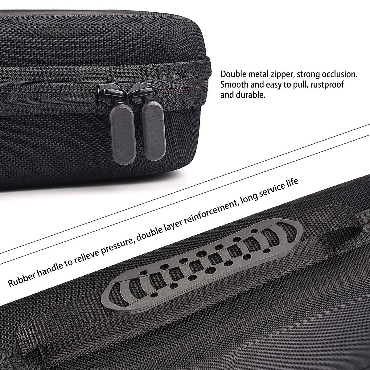 Nintendo Switch Protective Case, Portable Multi-Function Hard EVA Pouch Storage Bag Carrying Case For Nintendo Switch Console &Accessories Black