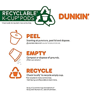 Dunkin' French Vanilla Flavored Coffee, 60 Keurig K-Cup Pods