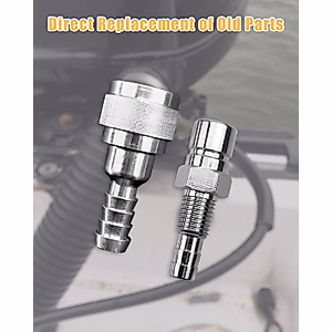 Tavaski 5/16" Fuel Connector Fit for Tohatsu Nissan Outboard 2/4-stroke Engine 5-90HP Replace 3B2-70260-1 3B2-70250-1