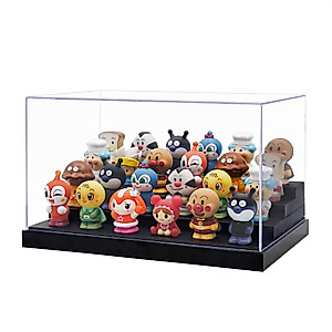 Odoria Clear Acrylic Display Box Case 9.4 Long for Pop Figures 4 Steps Dustproof