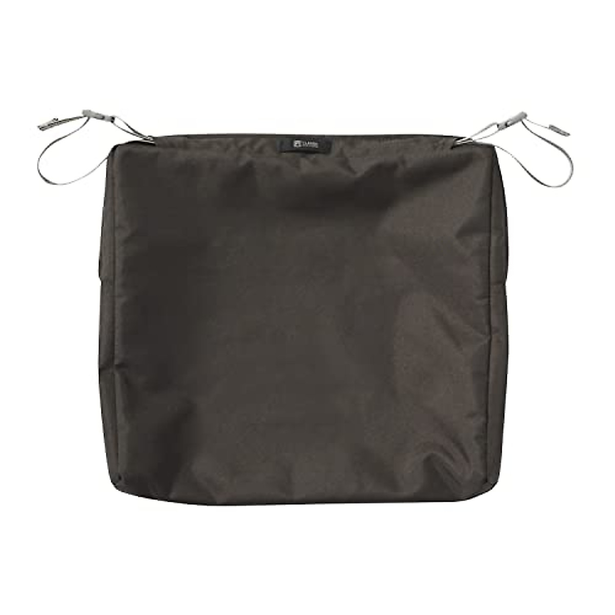 Classic Accessories Ravenna Water-Resistant 17 x 15 x 2 Inch Patio Seat Cushion, Espresso