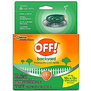 Off! Country Fresh Scent Mosquito Coil III Refills, 6 refills (Pack of 4)