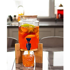 Hgzaccompany Replacement Cooler Faucet Water Bottle Jug,Water Dispenser Tap Set,BPA-Free Plastic Spigot Spout Water Beverage Lever Pour Dispenser Valve,Water Crock Tap (2 Blue)