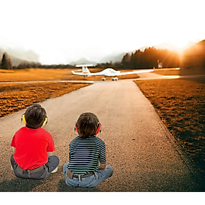 JORESTECH Safety Earmuffs Yellow Hearing and Ear Sound Suppression Adjustable Headband Lightweight Protection for Construction Sleeping Studying NRR 23dB EM-503