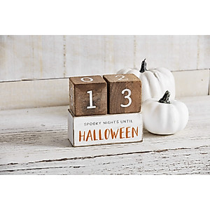 Mud Pie Multi Holiday Countdown Block Set, 3.5" x 4"