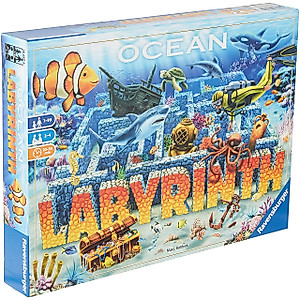 Ravensburger Ocean Labyrinth - Engaging Family Board Game for Kids & Adults | Quick Learning Curve | High Replayability | Perfect for Ages 7 and Up | Brilliant Mind Teaser