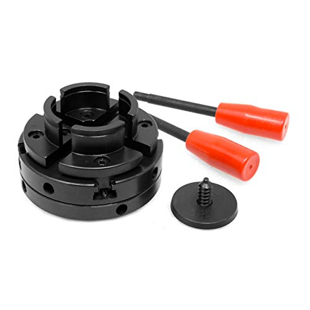 WEN LA4444 4-Inch 4-Jaw Self-Centering Chuck Set with 1-Inch x 8TPI Thread