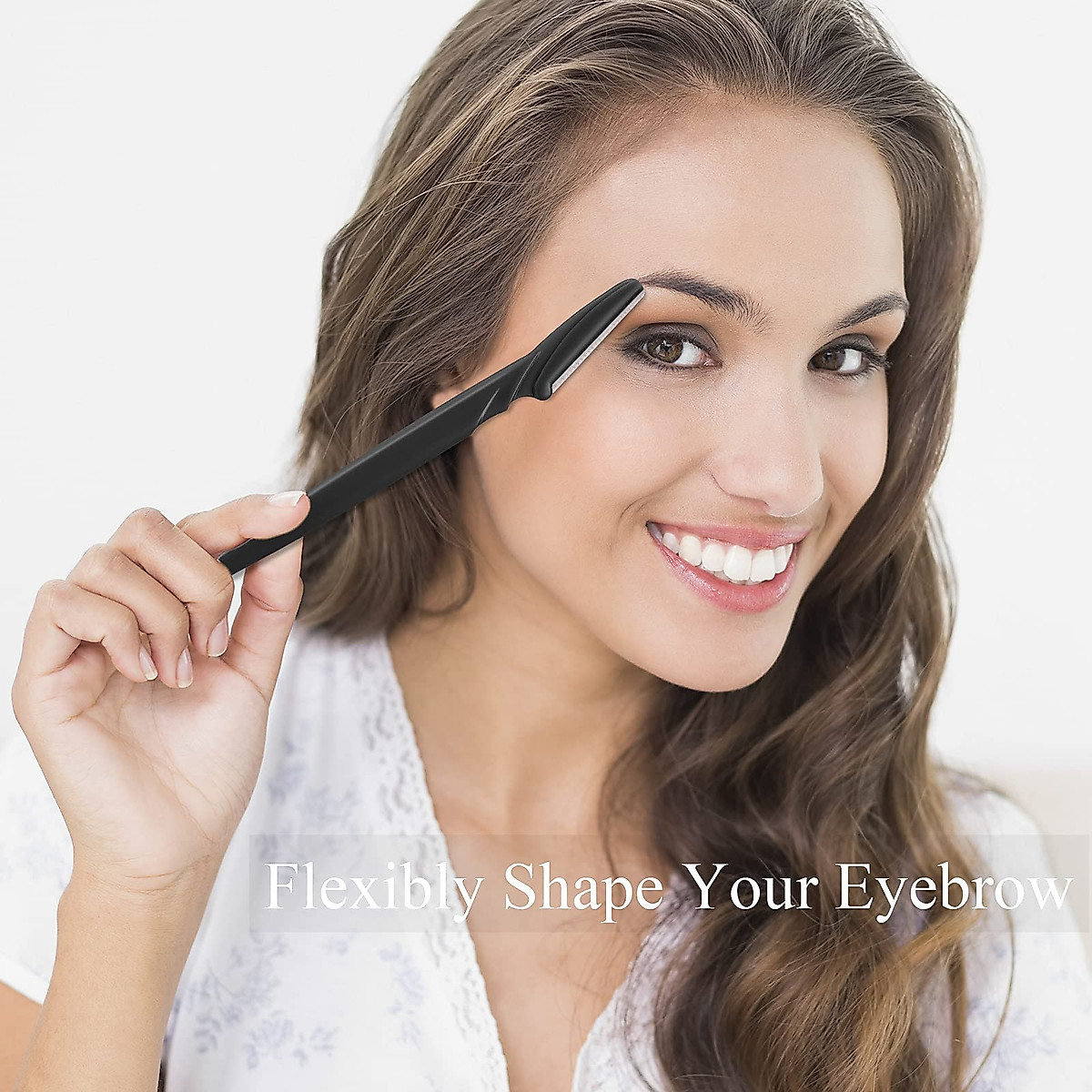 96 Pcs Eyebrow Razors Shavers Trimmers for Women Dermaplane Razor Facial Razors Shavers Facial Hair Removal for Women Exfoliating Dermaplaning Tool for Face with Precise Cover for Makeup Care Tools