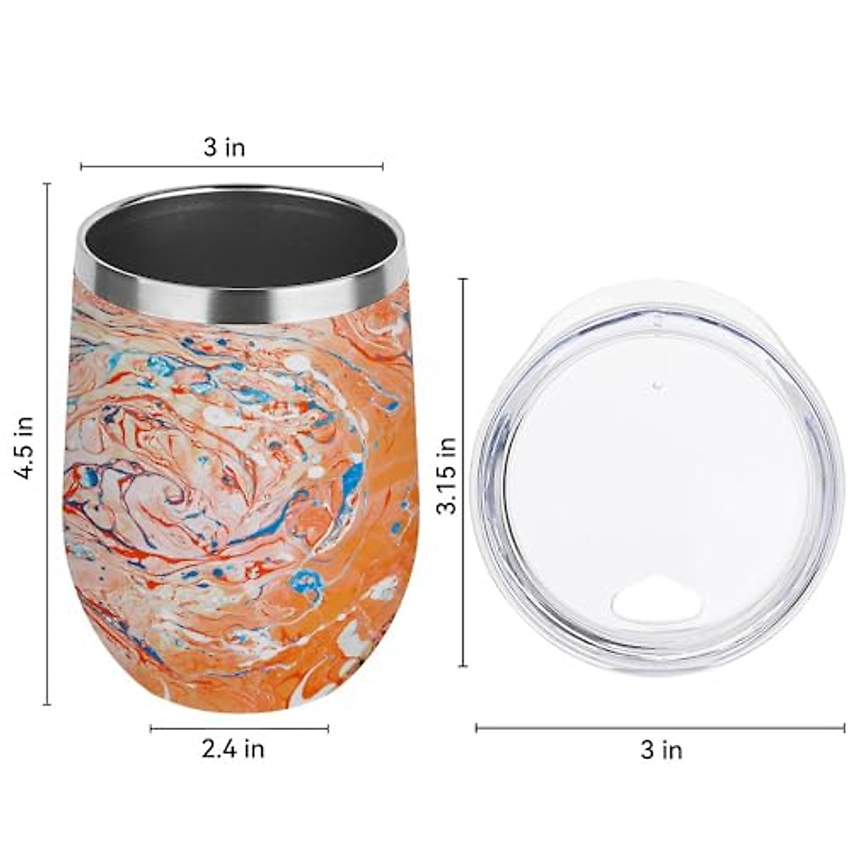 silichee 20 Oz Stainless Steel Insulated Tumblers with Lid Orient Background Multicolored Repeating Raster Classic Abstract Insulated Tumblers Vacuum Coffee Mugs for Hot and Cold Drinks,Coffee,Wine