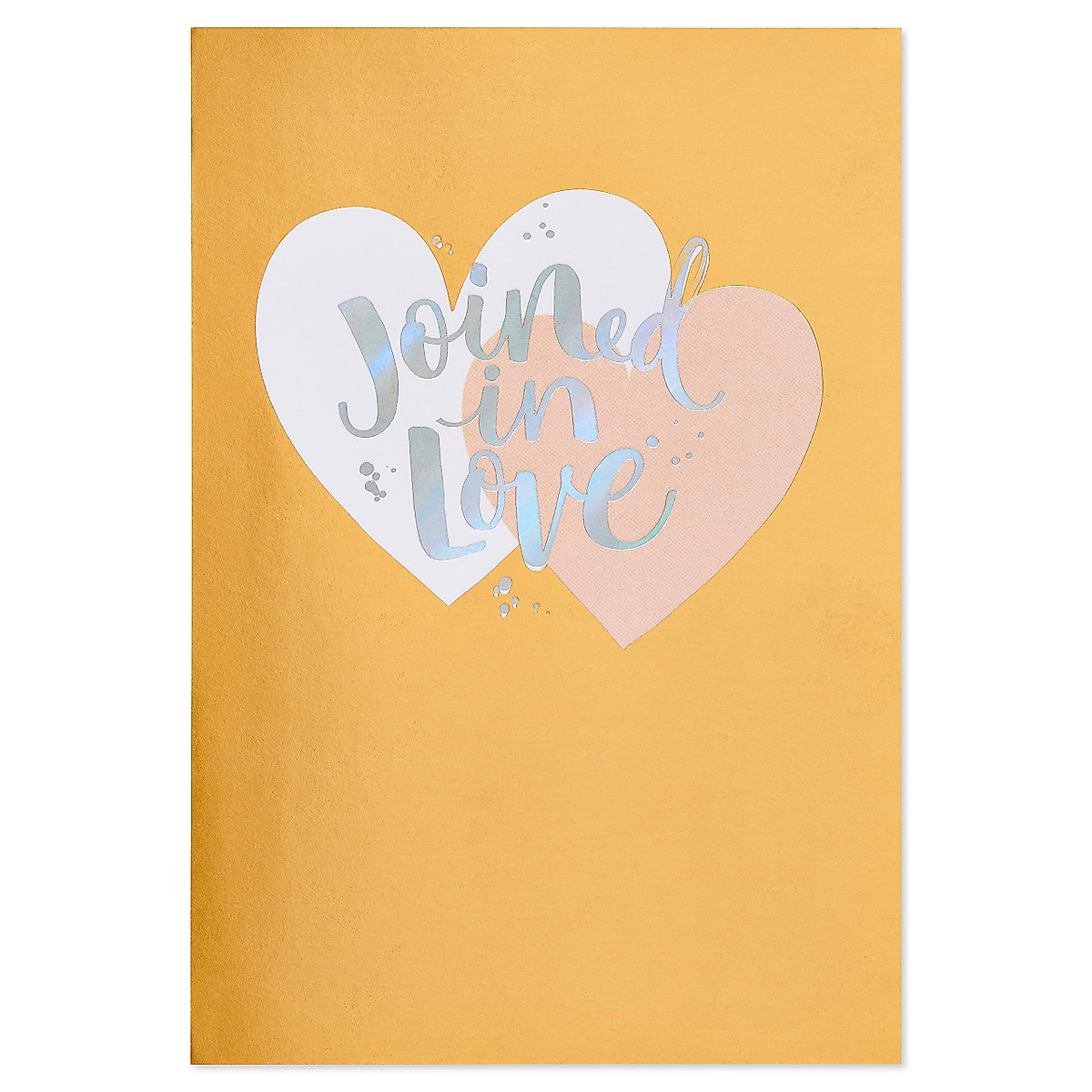 American Greetings Wedding, Bridal Shower or Engagement Card (Joined Hearts)