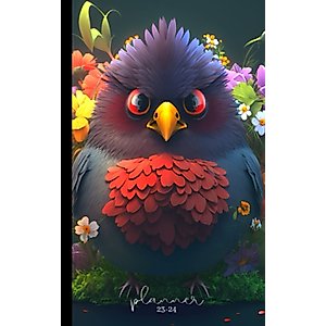 2023-2024 PLANNER: "ANGRY BIRD" Weekly planner. September 2023 to August 2024. Weekly. Annual, monthly and weekly calendar. Timetable. 6 x 9 inches. 139 pages.