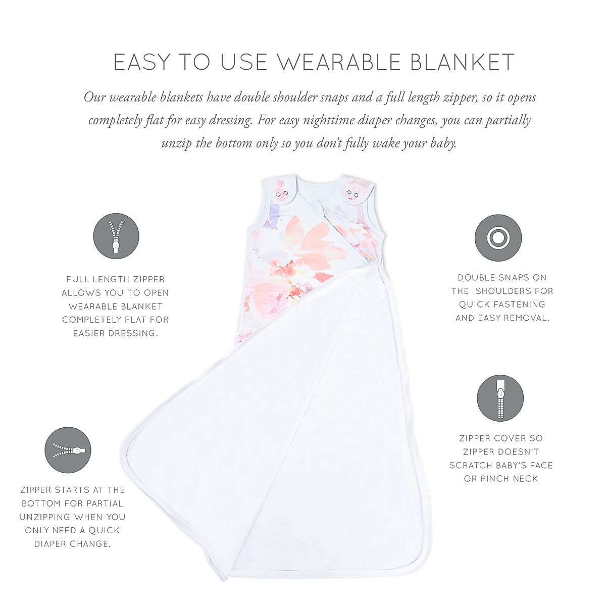 Oilo 100% Cotton Sleep Sack Swaddle I 4-Way Adjustable Wearable Blanket I Baby Sleeping Bag 6-18+ Months I 2 Layers of Turkish Jersey Cotton I TOG 0.49 I Lightweight Baby Sleep Slacks I Prim