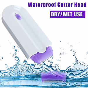 PIOCmuy Silky Smooth Hair Eraser,Painless Hair Removal,Hair Remover,Rechargeable Epilator Smooth Touch Hair Remover - Light Technology Hair Remove, Apply to Any Part of The Body, White