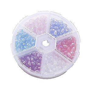 COHEALI 1 Pack Crystal Beads Bracelet Kit Beads Bracelets Beads Decorative Beads Round Beads Round Bracelet Beads Gemstone Beads Glass Beads Parts DIY Jewelry Making Accessory Necklace