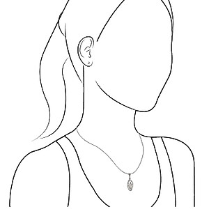 Starborn Sterling Silver cage set medium Herkimer Diamond Quartz Crystal Pendant