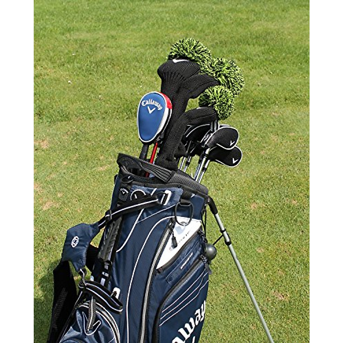 Callaway Golf Ball Retriever for Water, Telescopic with Dual-Zip Headcover, Black, 15 Feet
