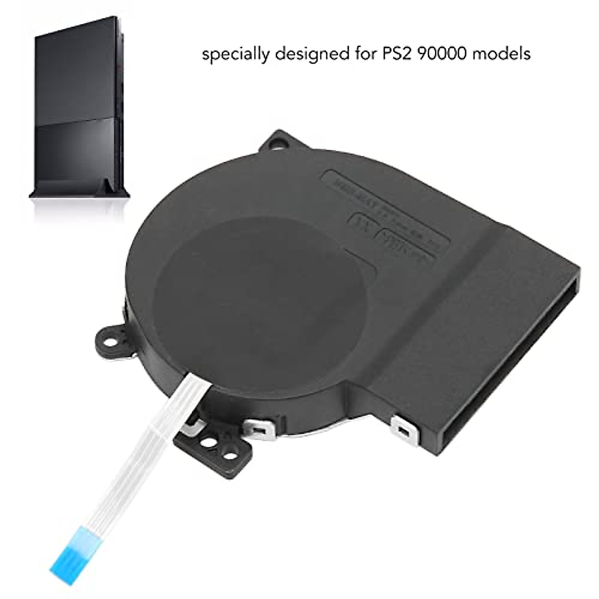 Jopwkuin Game Internal Cooling Fan, Replacement Sturdy Easy to Install 9W Cooling Fan 3 Pin Power Connector for Game Console