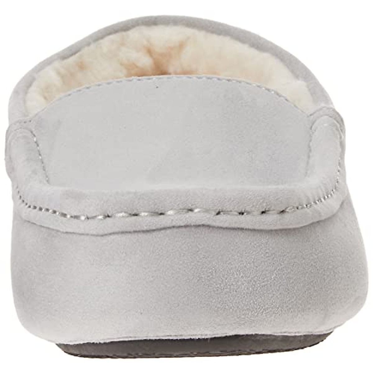 Amazon Essentials Men's Moccasin Slipper, Grey, 12