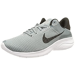 NIKE Men's Sneaker, Football Grey Bright Crimson Black White, 10.5