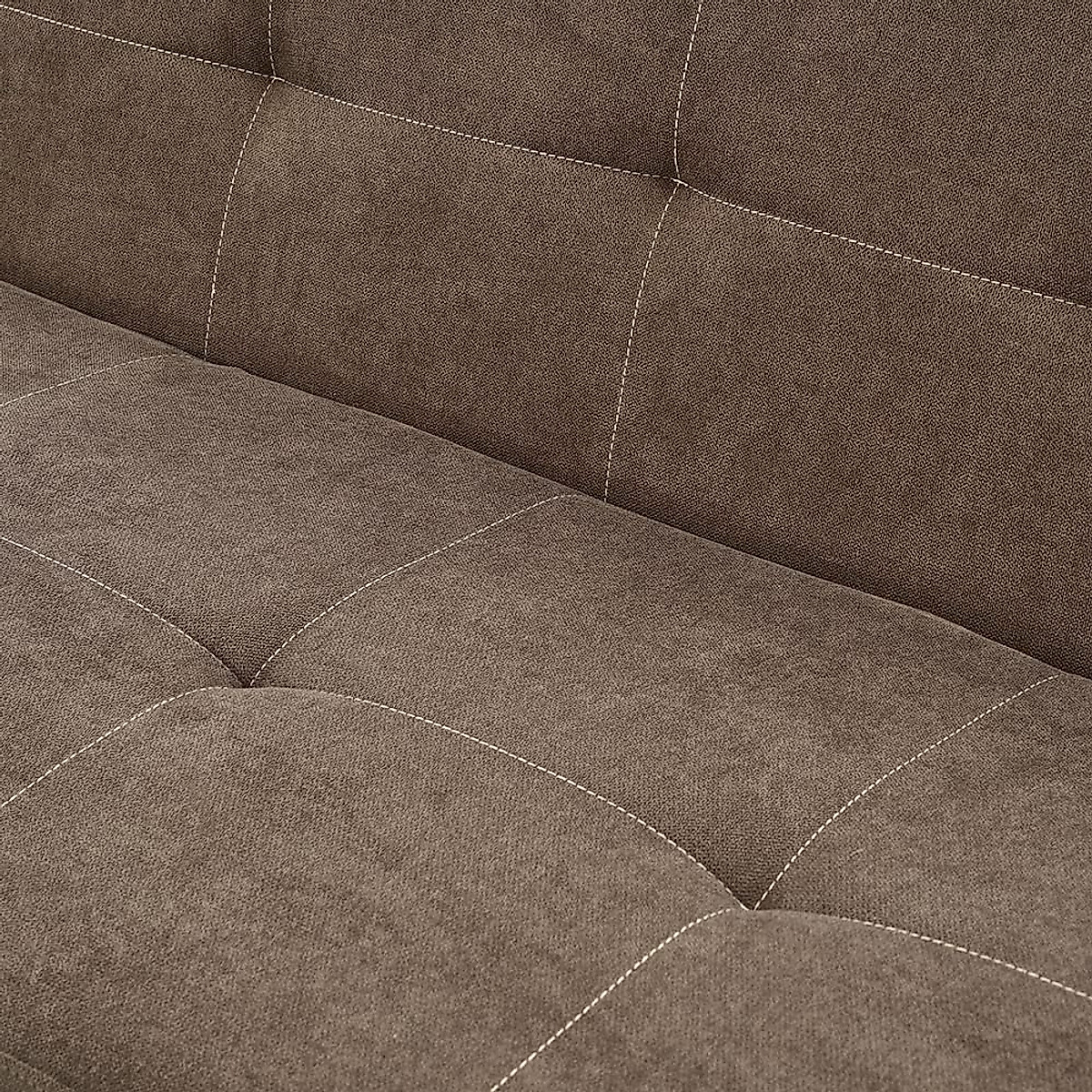 Panana Convertible Sofa Bed Modern Folding Recliner Futon Sofa for Small Living Room, Brown