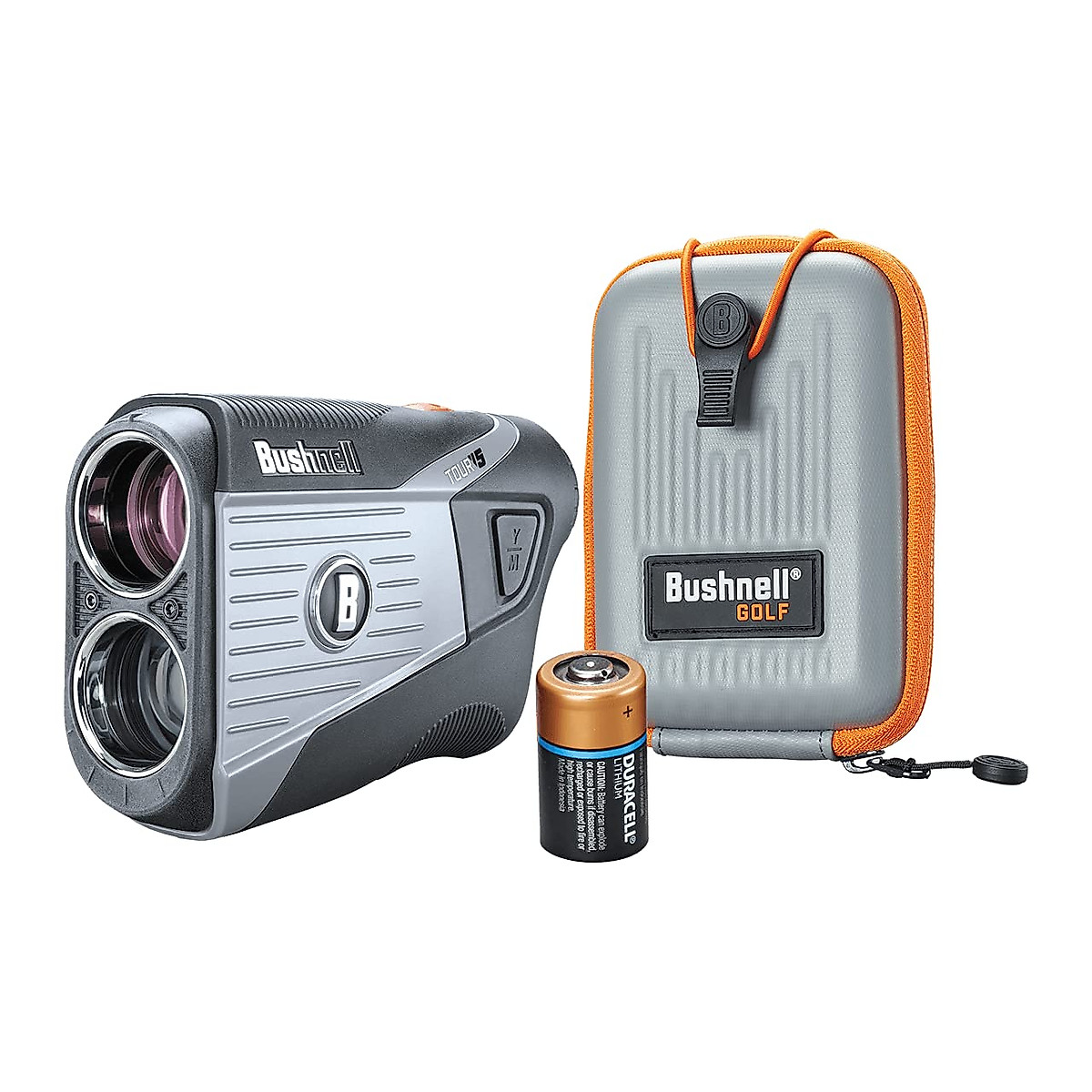 Bushnell Tour V5 Golf Laser Rangefinder, Pinseeker, Visual JOLT, BITE Magnetic Mount, Next Level Clarity and Brightness, Non-Slope Model