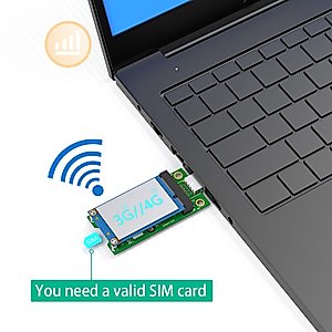 Mini Pcie USB Adapter SIM to USB Adapter with SIM Card Slot for WWAN/LTE Module