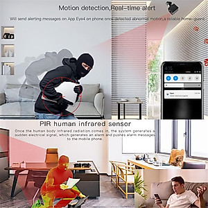 1080P Mini Camera Camera IP Camera Rechargeable Battery Camera Video Security Surveilllance Camera (Size : 64G) ()