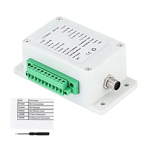Qiilu NMEA2000 Converter, 9V‑32V DC IP67 Waterproof Converter Box Convert Sensor Singal to NMEA2000 for Boat Yacht