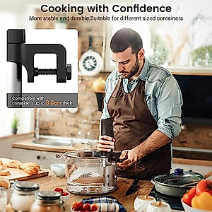 BLITZHOME Sous Vide Machine, 1100W Sous Vide Cooker with Accurate Temperature & Timer, Ultra Quiet Stainless Precision Immersion Circulator Device, Kitchen Gadgets with Recipes