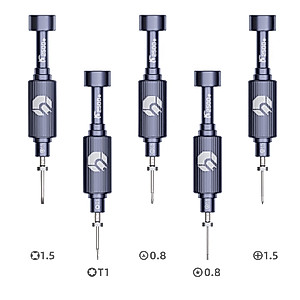 Precision #000 Phillips Screwdriver, JAKEMY Professional Phillips PH000 Screwdriver Compatible MacBook&Switch, Reinforced S2 Tool Steel