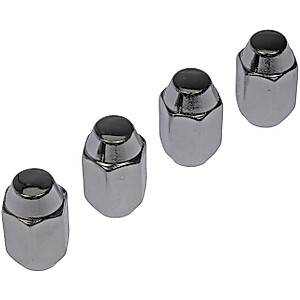Dorman 711-309 Wheel Nut Chrome Acorn 1-Pc M12-1.50 Compatible with Select Models, 4 Pack