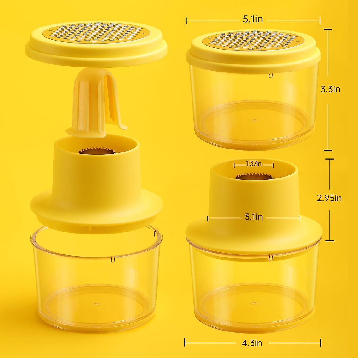 Corn Peeler, Corn Stripper, Corn cob Stripping Tool Corn Cutter & Remover with Built-In Cup Grater, Corn Kernel Cutter Ginger Grater