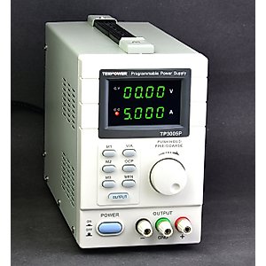Tekpower TP3005P Programmable Linear Type Variable Regulated DC Power Supply, 0-30V at 0-5A