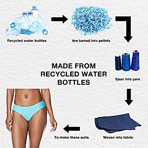 Speedo Women's Standard Swimsuit Bottom Bikini Endurance Cheeky Hipster, Blue Atoll, Small