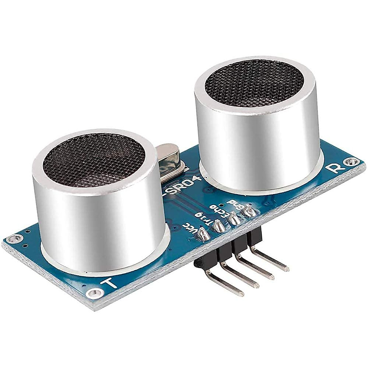 CUQI Ultrasonic Module Distance Measuring Sensor Module Kit, Transmitter and Receiver Module Compatible with DIY Robot Car/Raspberry Pi 4B, 3B+, 3B (4PCS)…