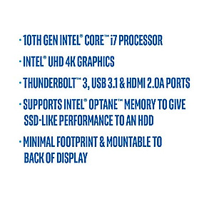 Intel NUC 10 Performance Kit – Intel Core i7 Processor (Tall Chassis)