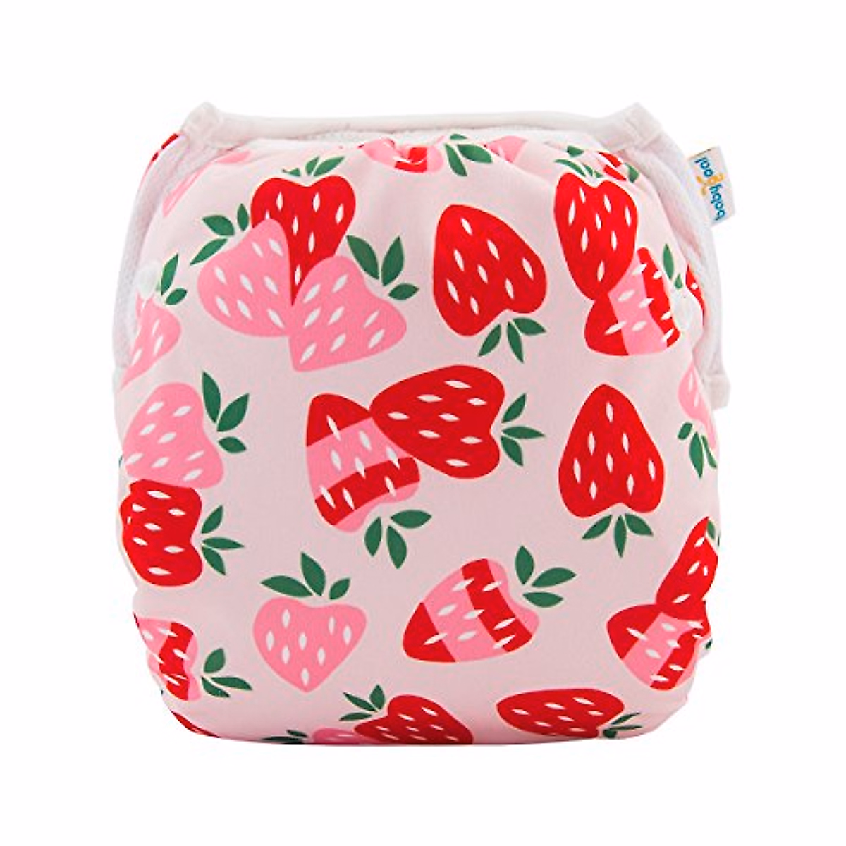 Babygoal Baby Girl Swim Diaper, Reusable Adjustable Washable Swim Underwear Fits 0-8M Baby Gifts and Swimming Lessons One Pack Small