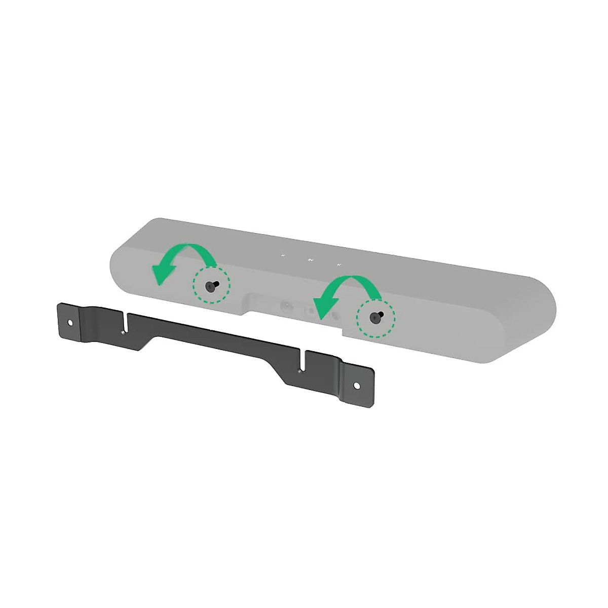 ynVISION.DESIGN Wall Mount Bracket Compatible with Sonos Ray