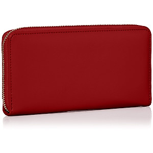 Heaye Women Wristlet Wallet with Cell Phone Holder RFID Blocking Zip Around Wallet PU, Red